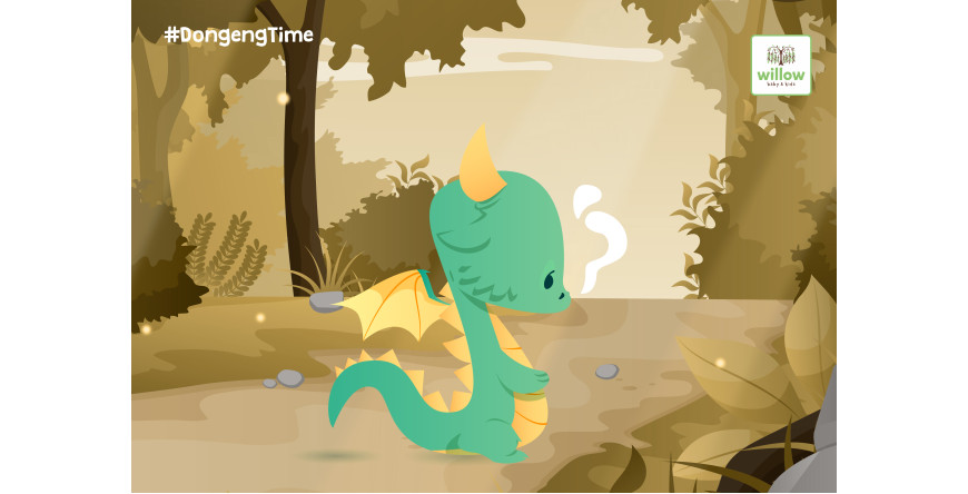 Dongeng Time: Naga Kecil yang Tidak Bisa Mengeluarkan Api | willowbabyshop